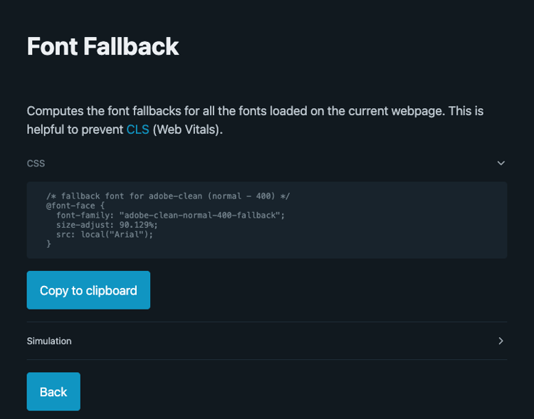 Font Fallback and CLS Font Fallback and CLS
