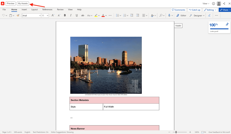 Adobe Experience Manager Assets Sidekick Plugin